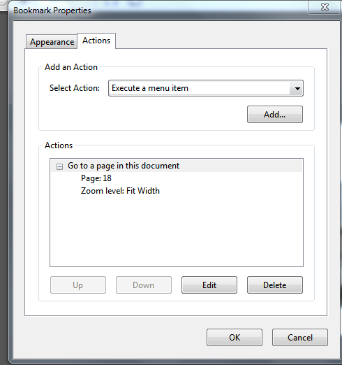 Set "inherit zoom" as default for bookmarks genera... - Adobe Community - 3534483